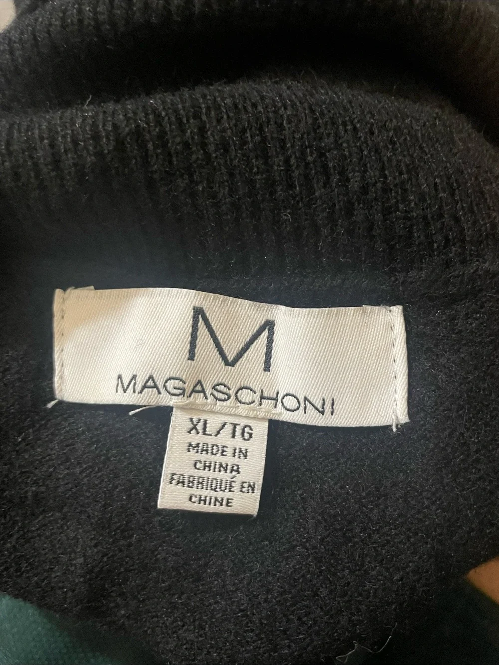 Magaschoni | Tops | Magaschoni Black Knit Turtleneck Shell | Poshmark